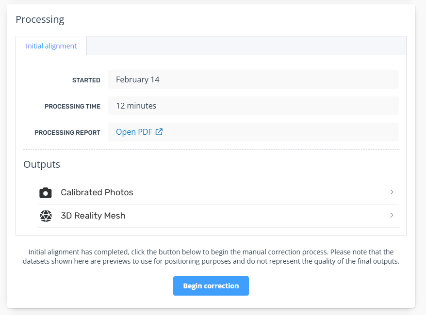 Manual Correction Overview | Pointerra